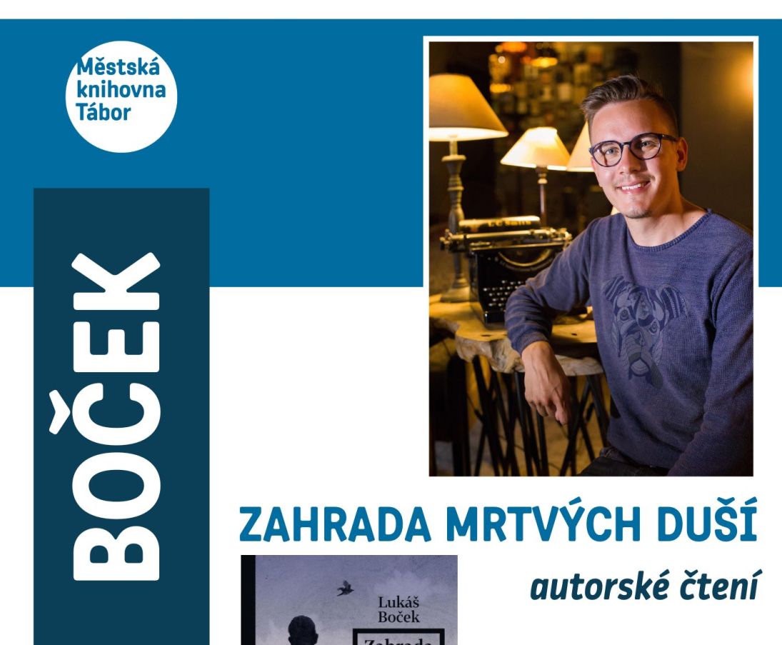 Pozvánka autorské čtení Lukáše Bočka